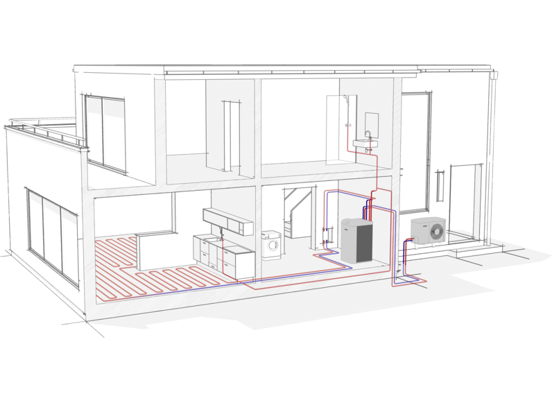HPA-O 4 CS Plus Air source heat pumps of STIEBEL ELTRON